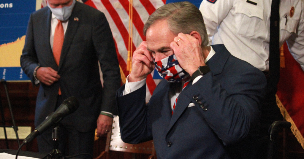 Abbott Mentions Another Lockdown, Urging Masks - Reform Austin